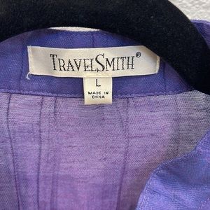 TravelSmith | Tops | Womens Travelsmith Large Long Sleeve Button Down ...